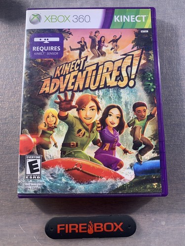 Xbox 360 Kinect Adventures! CIB Game w/ Manual Calibration Card Tested ...