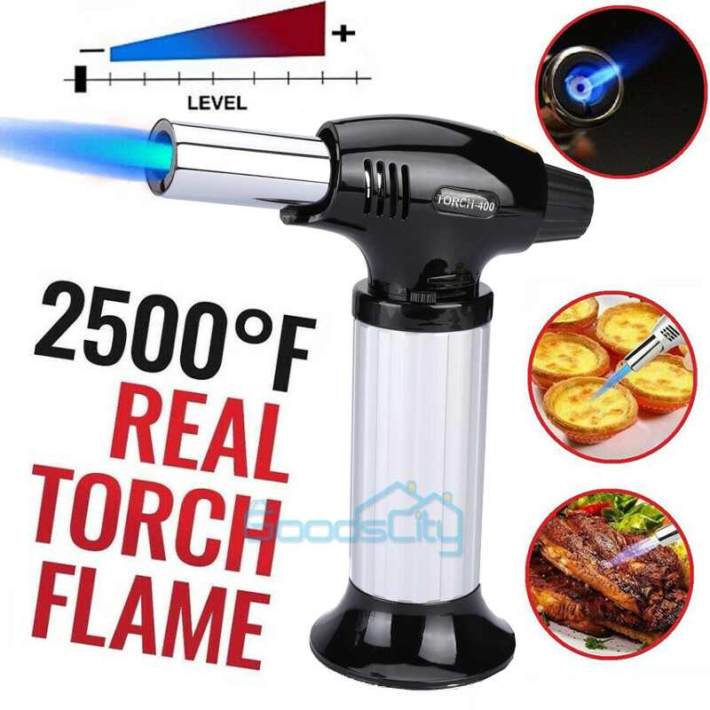 Adjustable Blow Torch Lighter Culinary Torch Chef Professional Cooking ...
