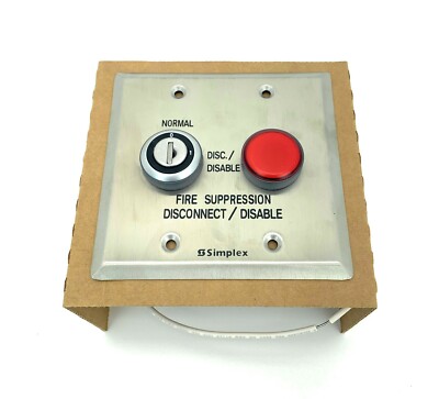 SIMPLEX 2080-9059 MAINTENANCE SWITCH W/LAMP, FLUSH | eBay