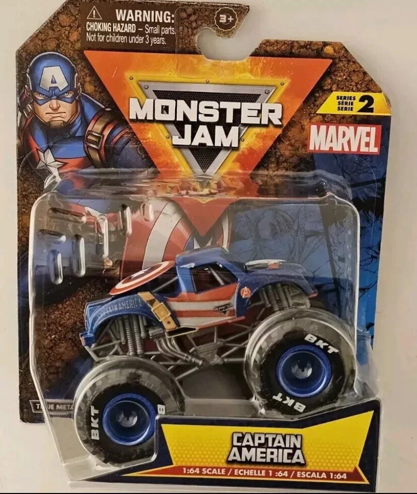 Monster Jam Captain America