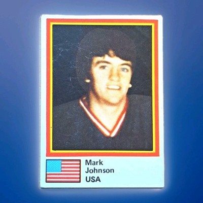 1980 USA Hockey Mark Johnson Miracle On Ice Semic Sports Card | eBay