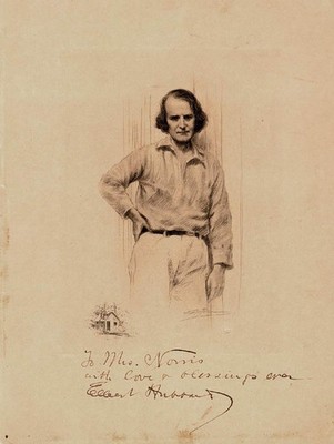 ELBERT HUBBARD - INSCRIBED PRINTED ART SIGNED IN INK | eBay