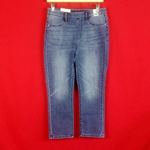 JUDY BLUE High Rise Cool Denim Pull On Capri Jeans Size 7/28 Skinny Fit ...