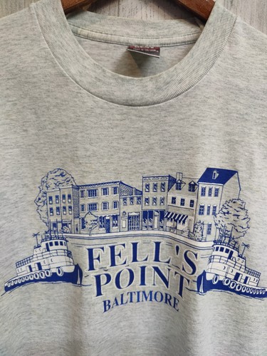 Vintage Distressed Fell's Point Baltimore Tug Boat Graphic T-shirt ...