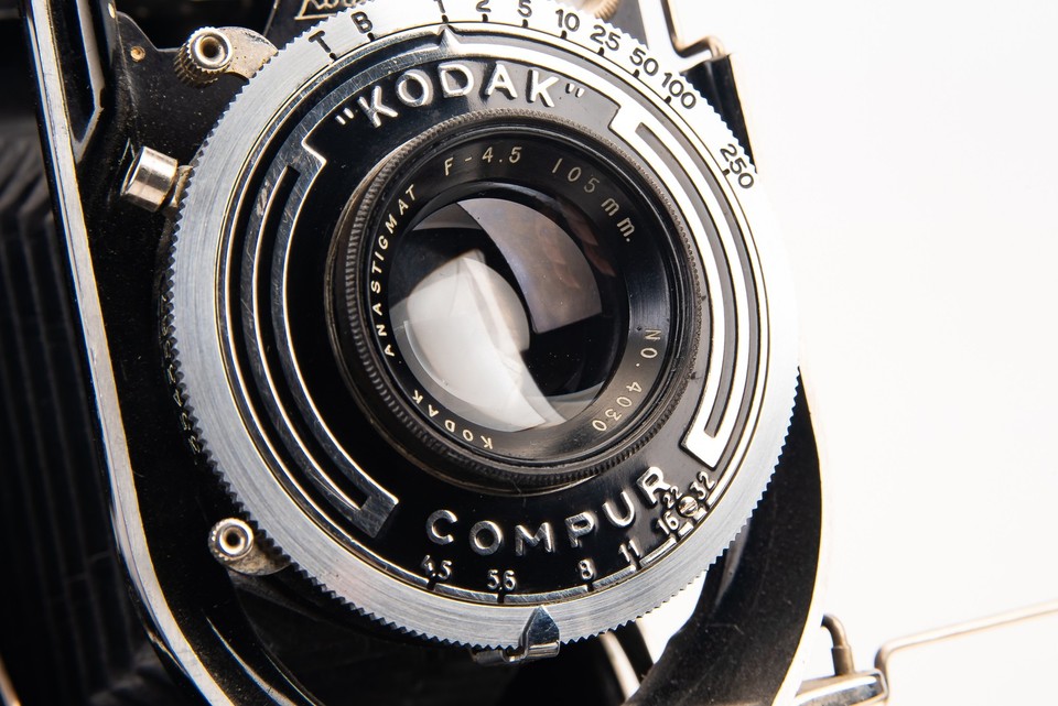 Kodak Recomar No 18 6.5x9cm Folding Plate Camera with 105mm Lens ...