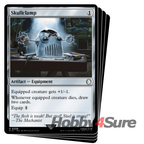 Skullclamp X4 M/NM Magic: The Gathering MTG Universes Beyond: Fallout ...