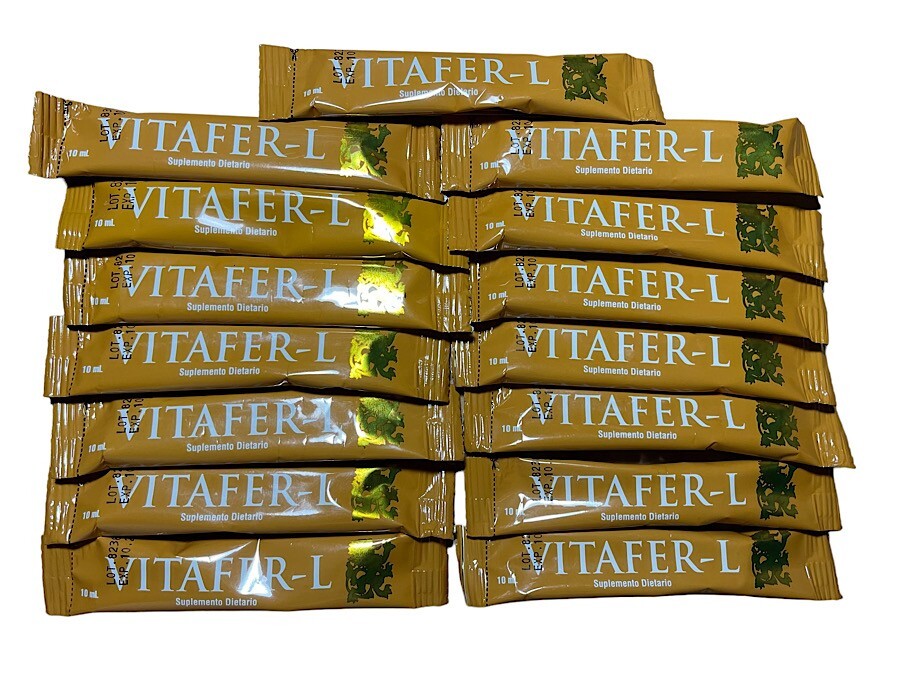Vita fer Sachets Strength Booster - Unisex - 15 x 10ml Sachets - ALL ...