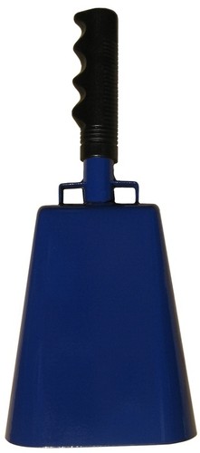 11-inch royal blue cowbell with handle - quality noisemakers - football ...