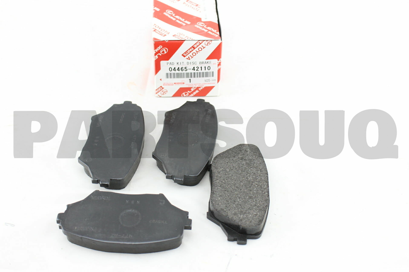 0446542110 Genuine Toyota PAD KIT, DISC BRAKE, FRONT 04465-42110 | eBay