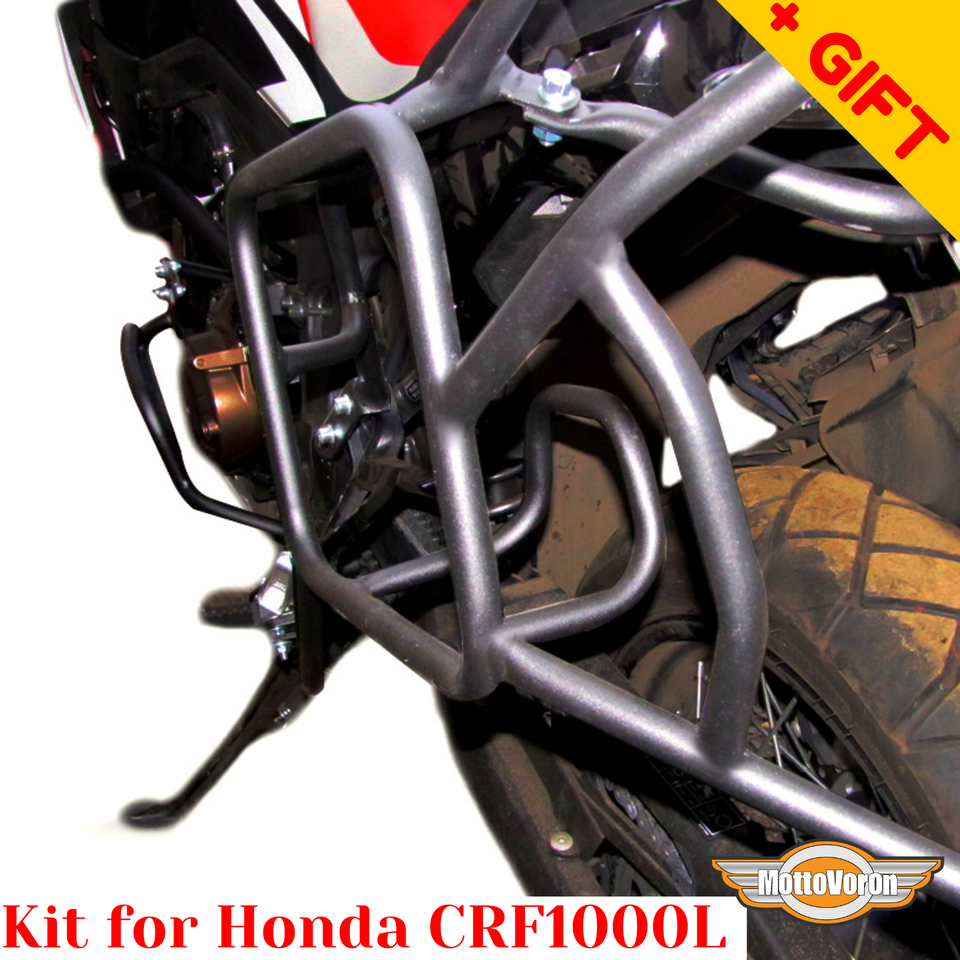 For Honda CRF1000L Africa Twin Crash bars Rack luggage System CRF1000 L ...