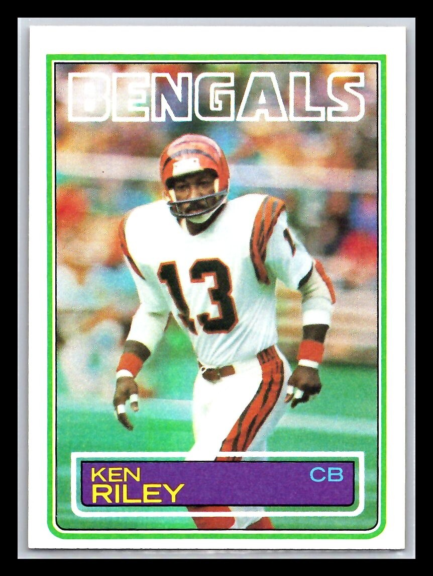 1983 Topps - #241 Ken Riley for sale online | eBay