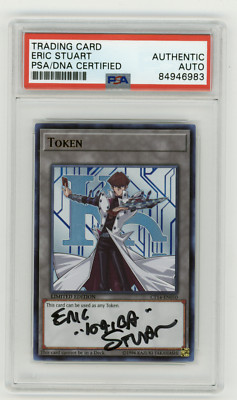PSA Signed Eric Stuart Token: Kaiba 2017 Mega-Tins CT14-EN010 | eBay