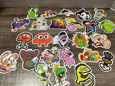 New Stickers of 1990s TV Cartoon Shows 49 stickers total | eBay