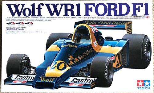 TAMIYA 1/12 WOLF WR1 FORD F1 Racing Car Plastic Model Kit Big Scale Series No.22 | eBay