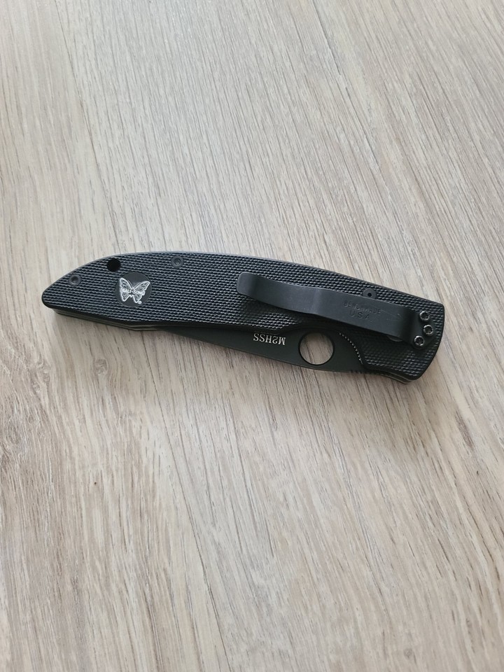 Benchmade 800HSSR AFCK M2HSS Liner Lock Black Serrated G-10 Folding ...