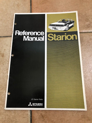 Mitsubishi JD Starion Turbo 1985 Reference Manual | eBay Australia