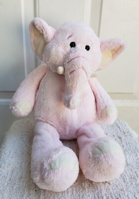 Toys -R- Us Floppy Pink Elephant Plush 15 " Stuffed Animal Lovey | eBay