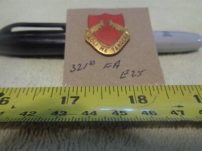 321st Field Artillery E25 Unit Crest, DI, DUI (DRAW#227) | eBay