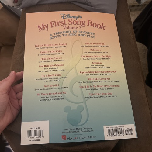Disney’s My First Songbook - Volume 2 : A Treasury of Favorite Songs to ...