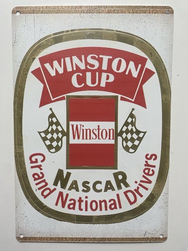 NASCAR - Winston Cup Racing Sign - Daytona Speedway - Metal Sign Wall ...