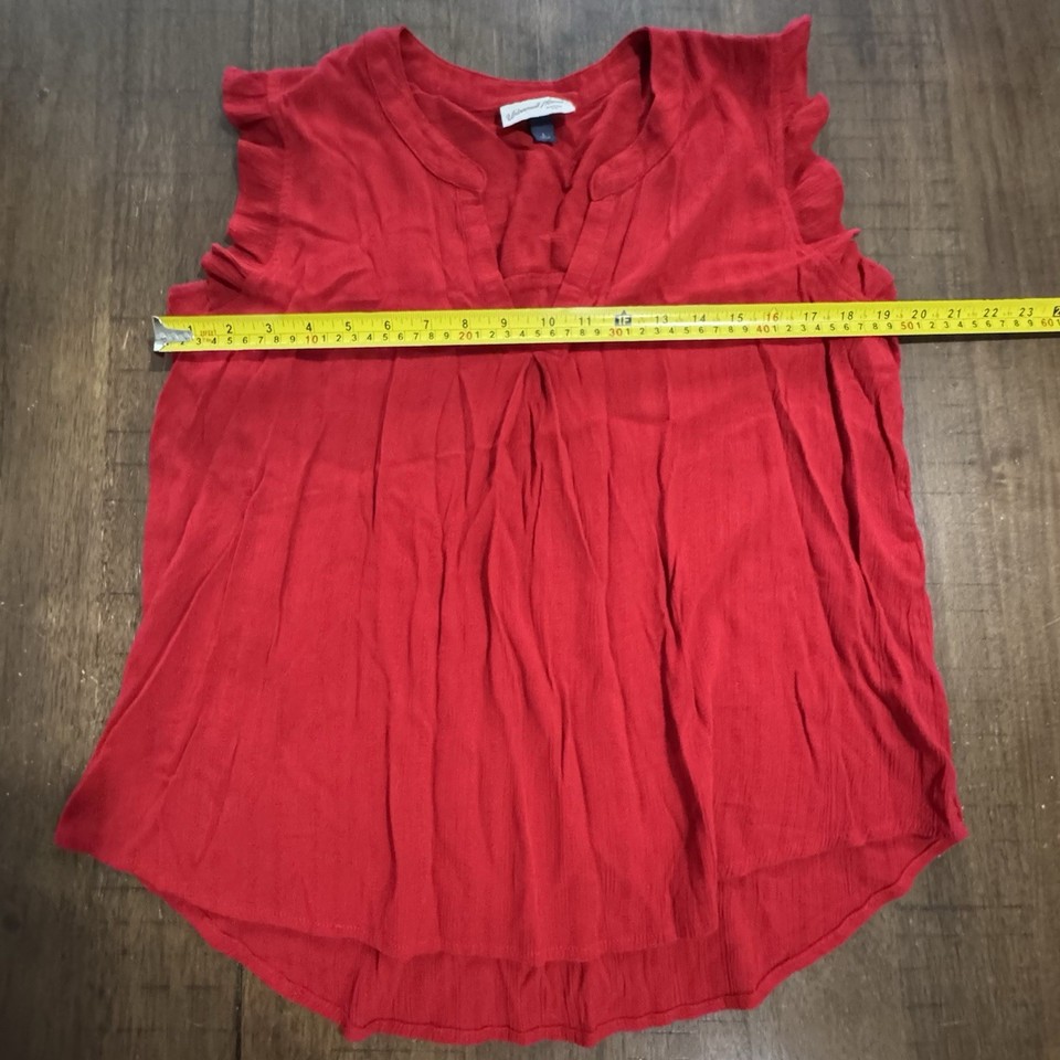 Universal Thread Sleeveless Top Womens Sz Large Split Neck Inverted ...