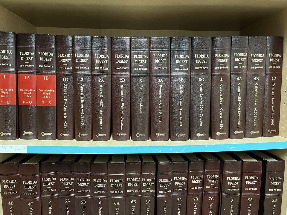20 Lot Decorative law books; Library Space Office Decoration ;Florida ...