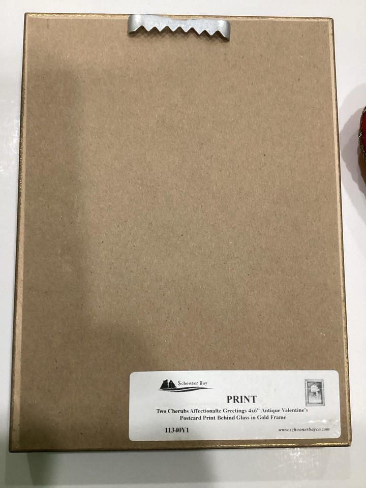 Lot 3 Vintage Valentines Decor VTG Framed Valentines & Vintage Silk ...