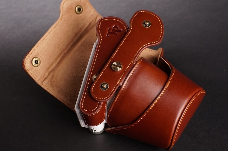 Handmade Full Real Leather Camera Case Bag Cover for Samsung NX300 20 ...