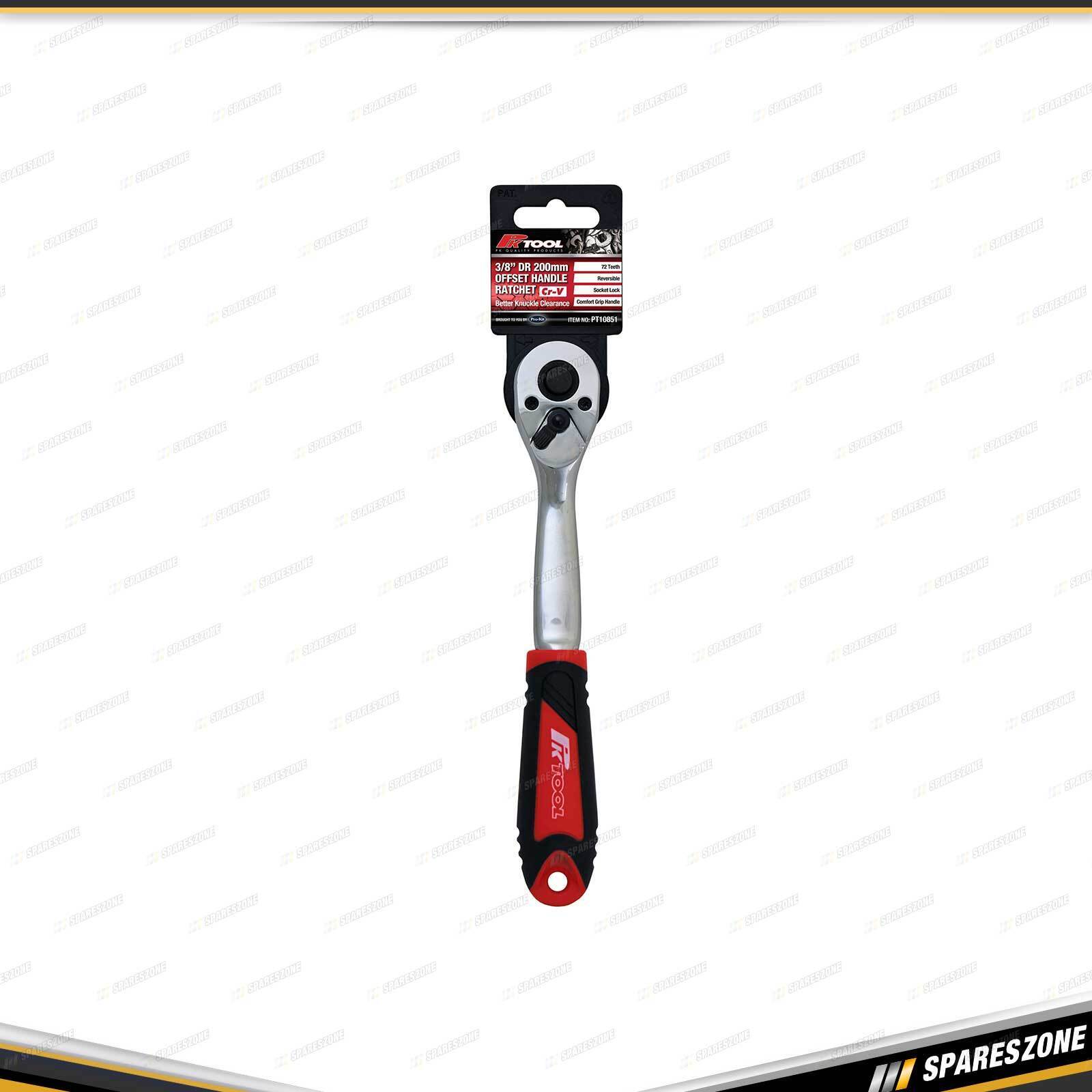 PK Tool 3/8 Inch Drive 150mm Reversible Ratchet - 72 Teeth Offset ...