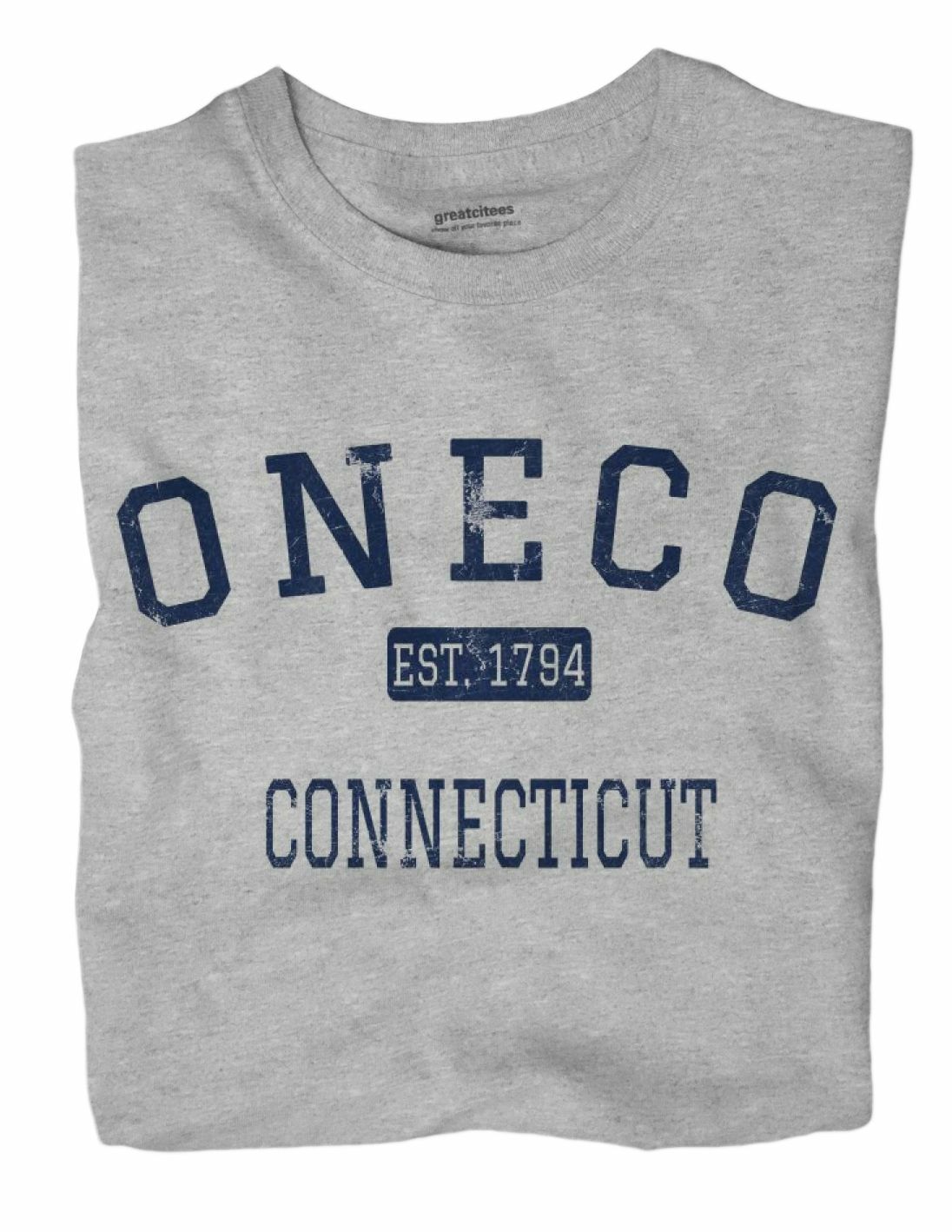 Oneco Connecticut CT T-Shirt EST | eBay