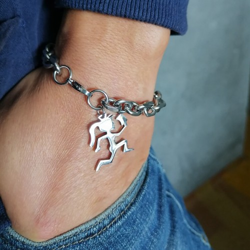 ICP Hatchetman girl Juggalo stainless steel Oval link Grind flat chain ...