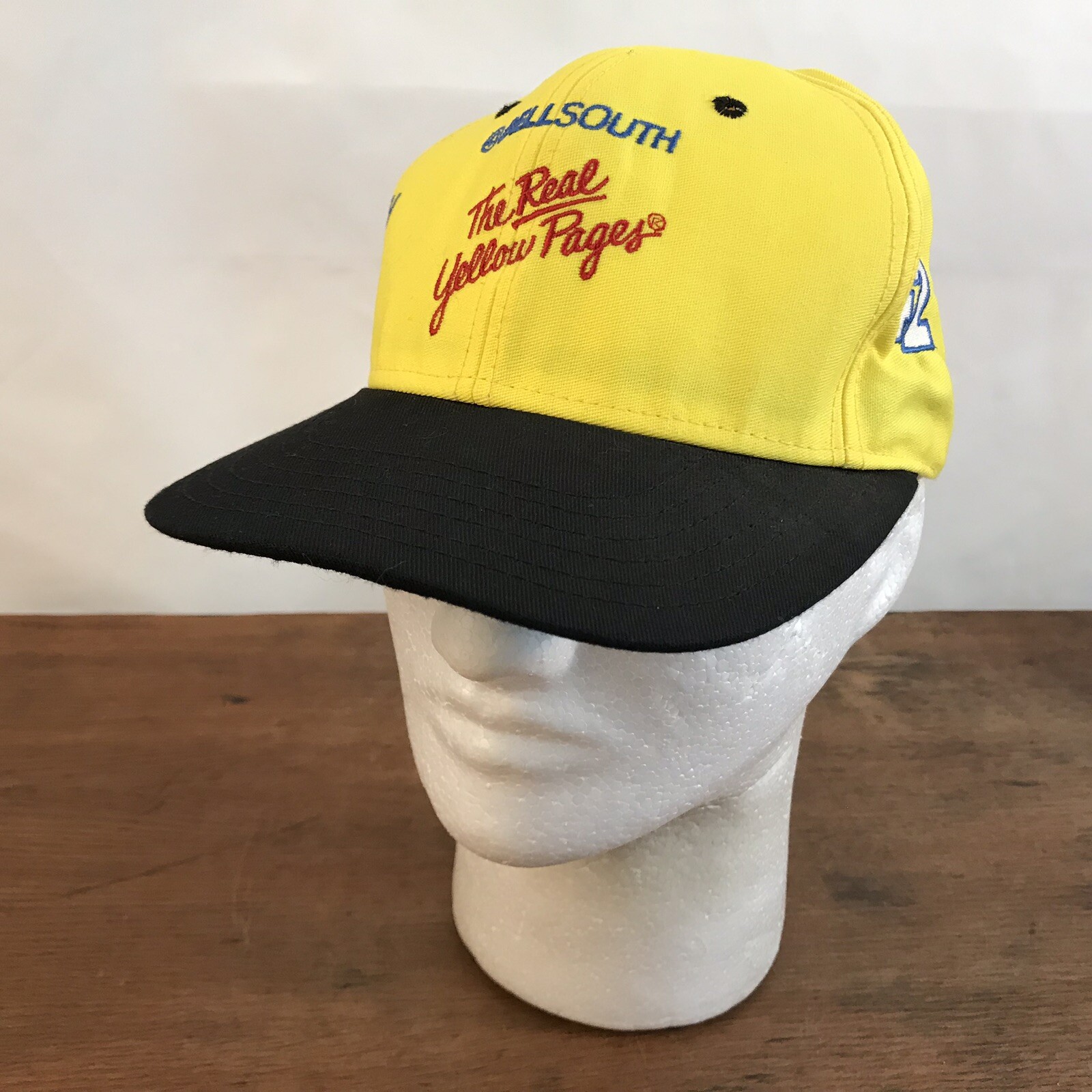 Bellsouth The Real Yellow Pages #42 Nemechek Snapback Baseball Cap Hat ...