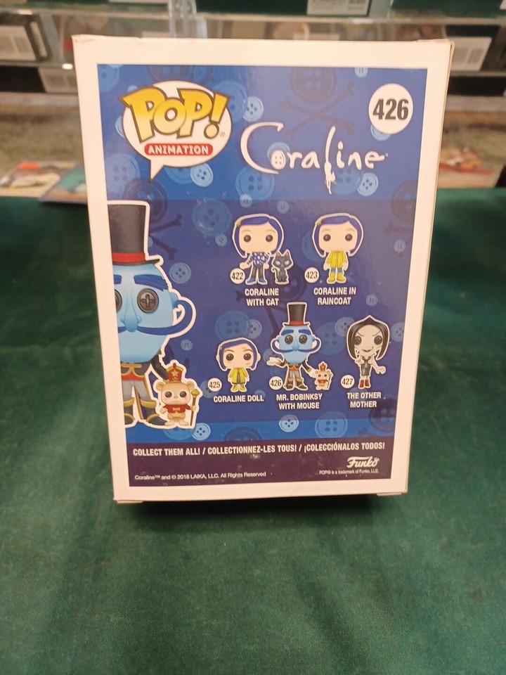 Funko Pop! Coraline Mr Bobinsky with Mouse 2018 Vaulted | eBay