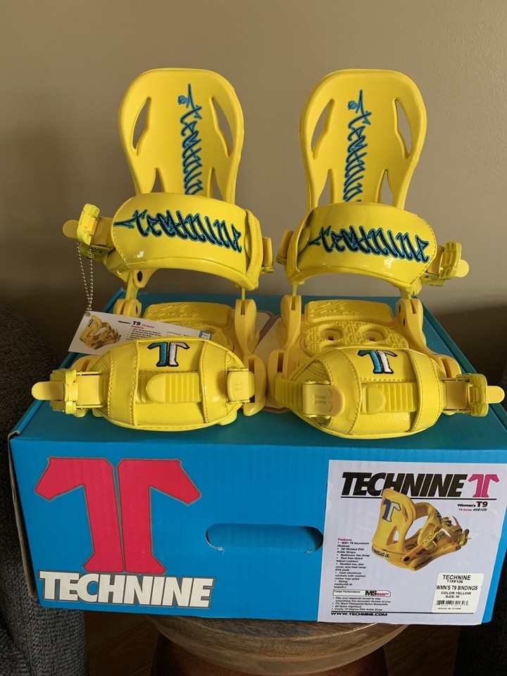 Technine Woman’s Snowboard Bindings New In Box Size Medium | eBay
