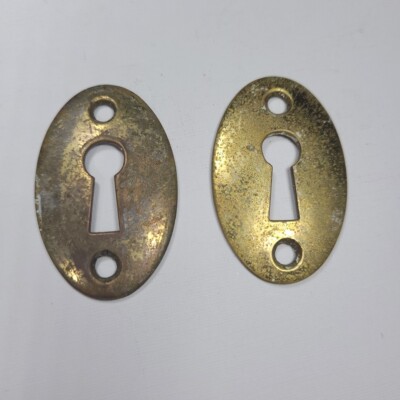 Escutcheons & Key Hole Covers - Skeleton Key Hole Covers