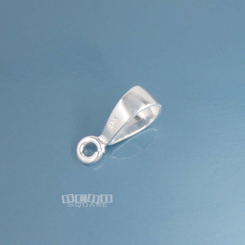 Sterling Silver Smooth Simplicity Pendant Bail Connector Open Loop ...