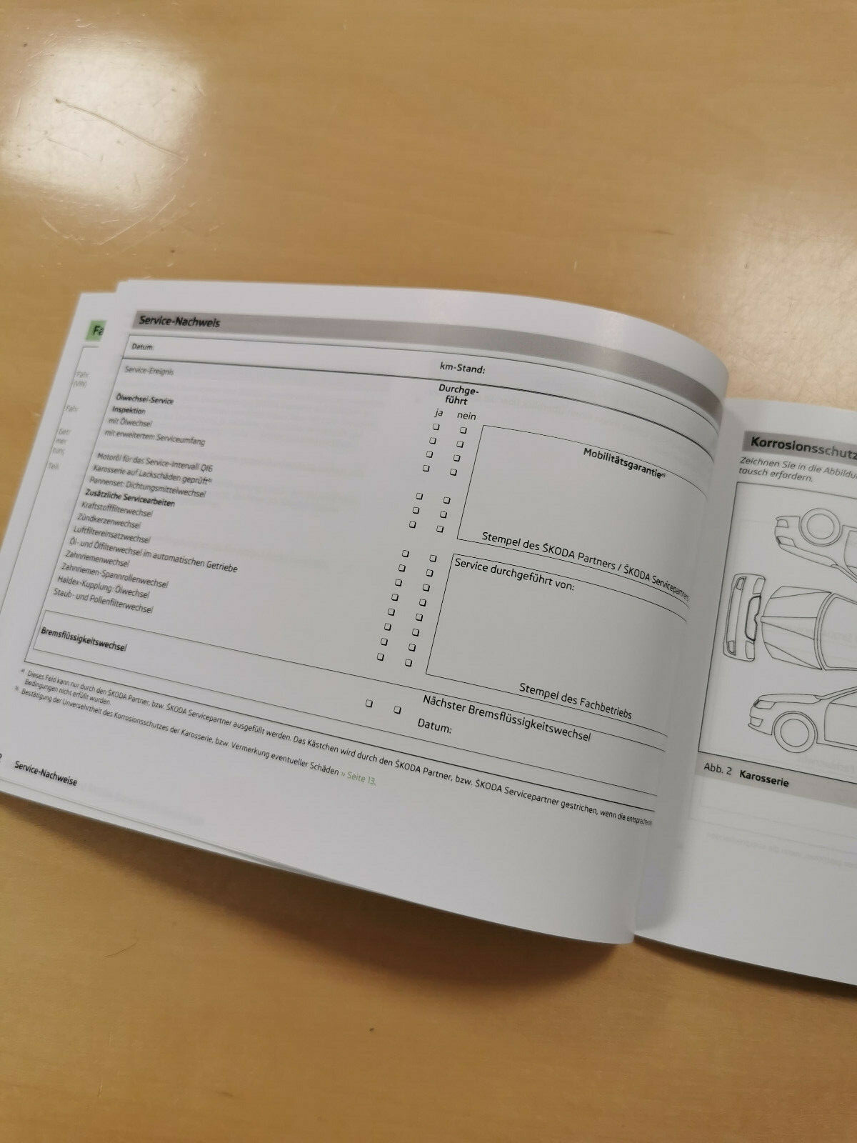 Original SKODA Serviceheft Ersatz-Serviceplan DEUTSCH **NEU ...