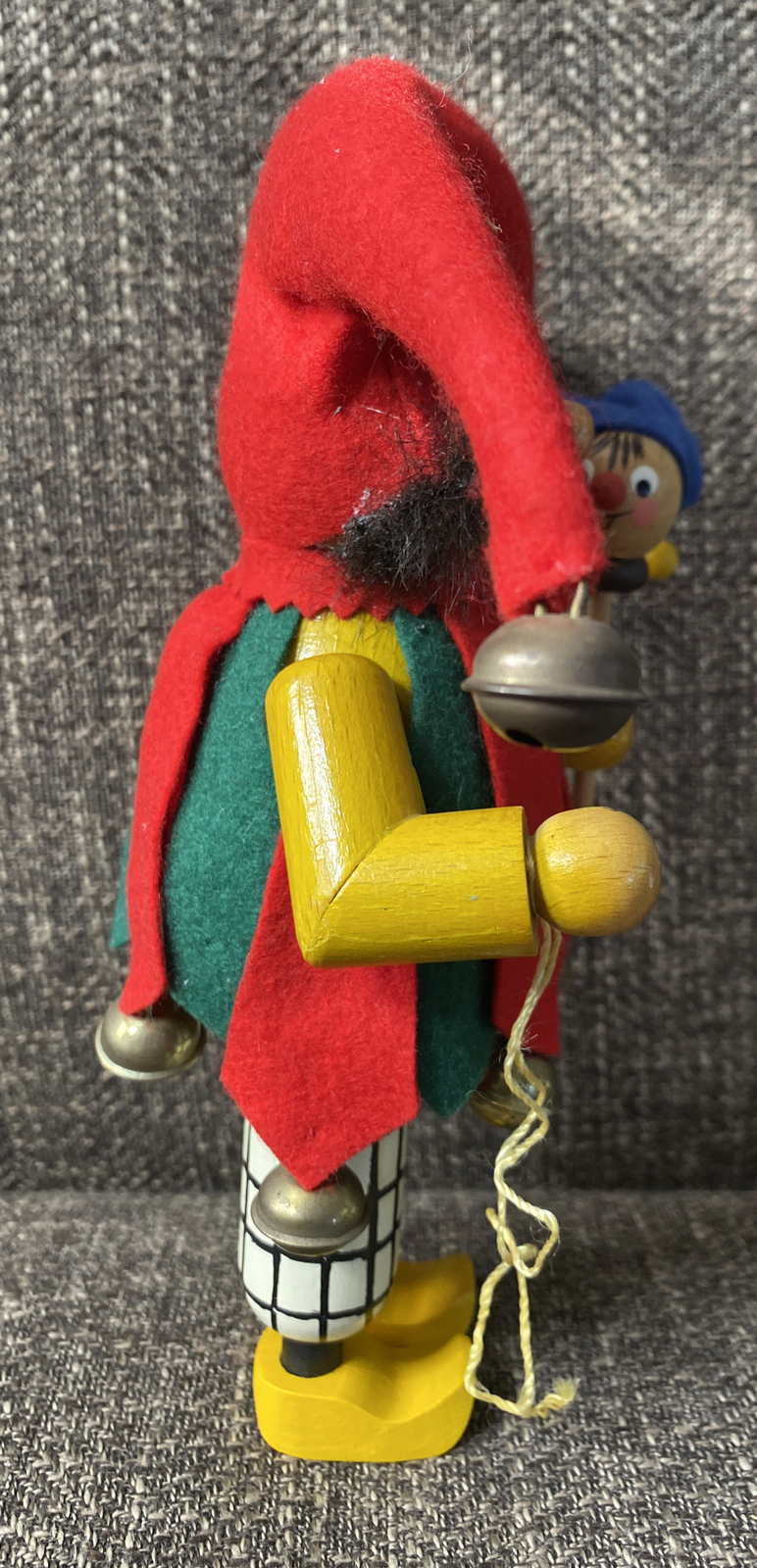 Vintage Steinbach Court Jester German Smoker Holding Puppet | eBay