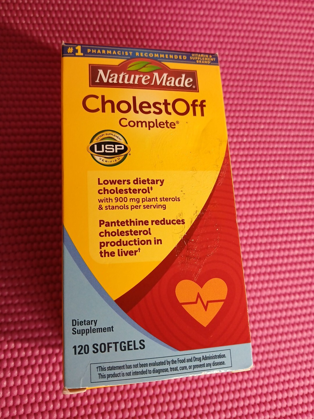 Nature Made Cholestoff Complete Dietary Supplement 120 Softgels Exp ...