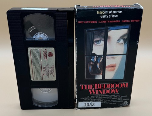 The Bedroom Window VHS (Vestron video 1987) Steve Guttenberg Elizabeth ...