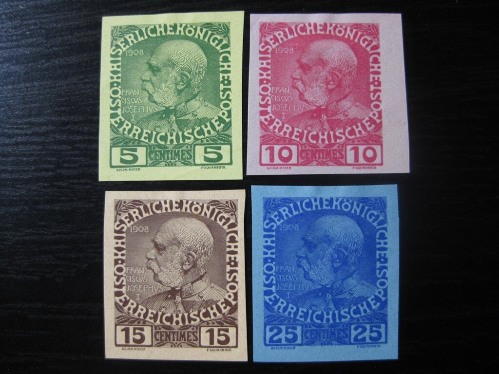 AUSTRIA OFFICES IN CRETE valuable mint NG imperf stamp collection (ex ...