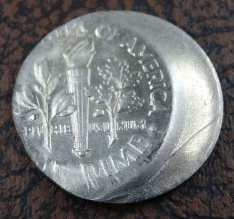 1972 Roosevelt Dime Off Center Strike US Mint Error Coin | eBay