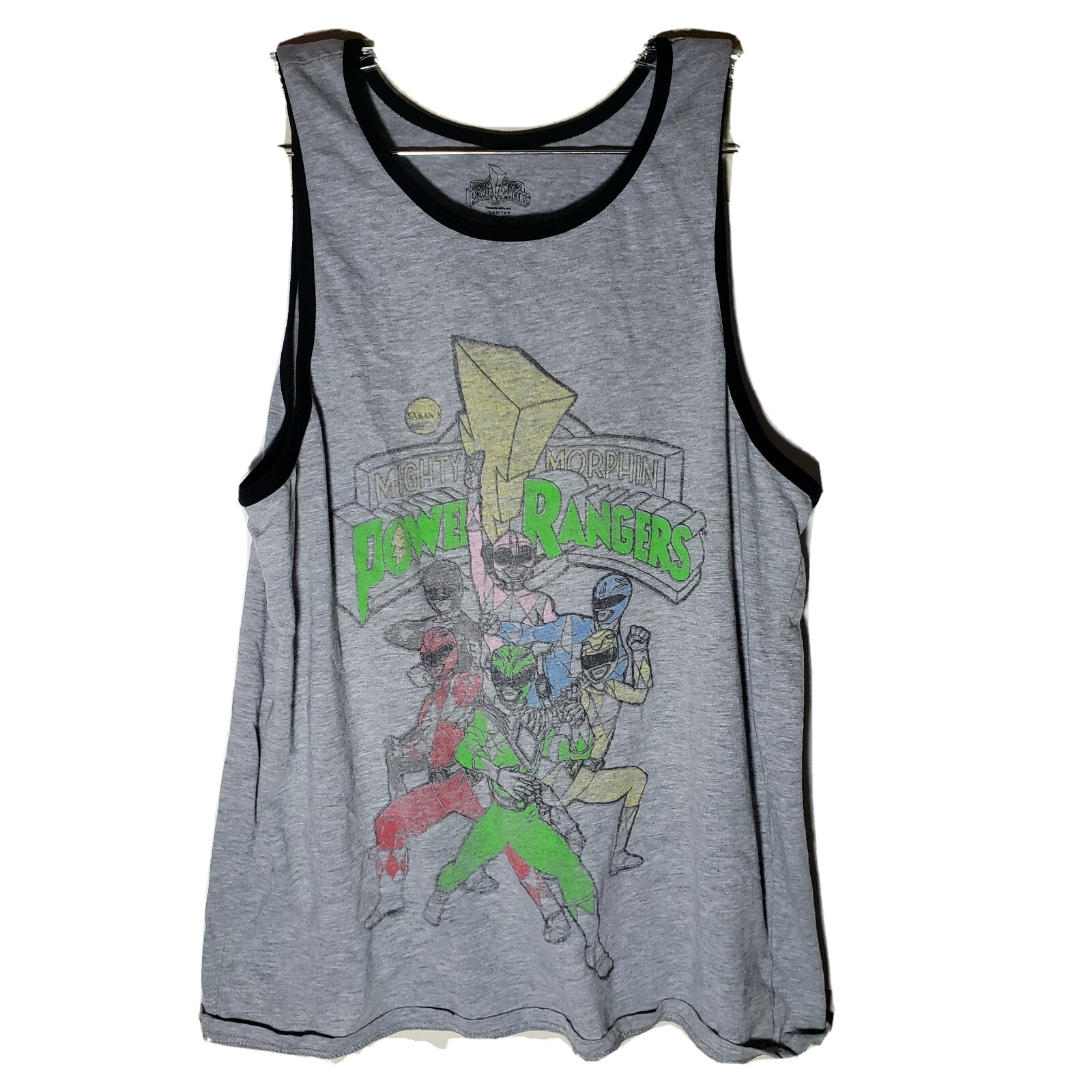 Power Rangers Sleeveless Graphic Tshirt Size L (42/44) GO GO Power ...