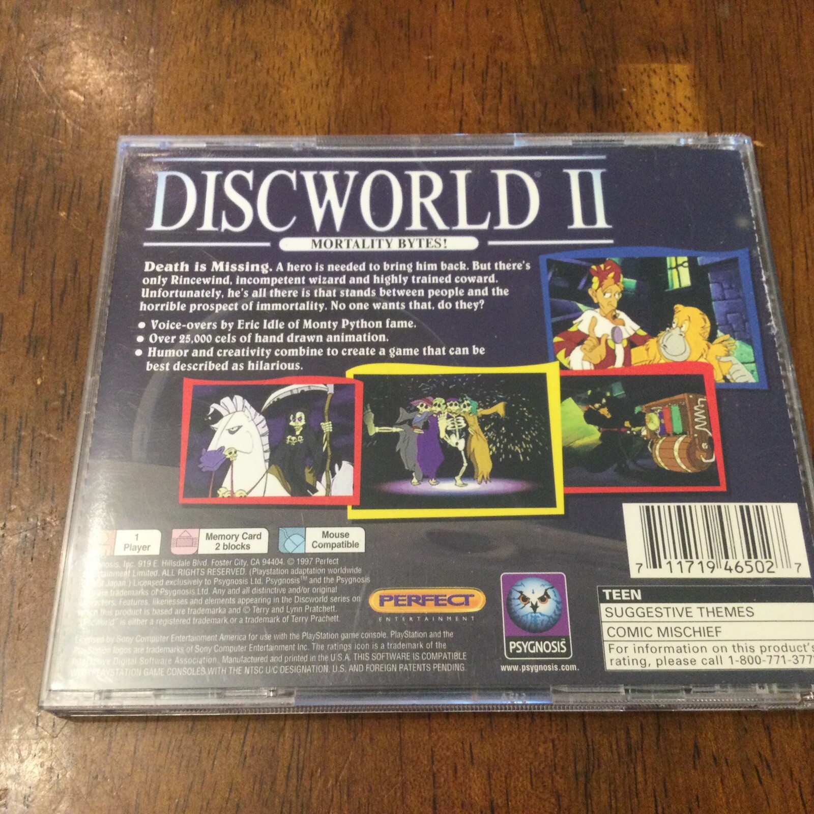 DISCWORLD II - Morality Bytes (Playstation 1) RPG PS1 Complete game ...