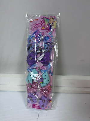 JoJo Siwa 7 days of the Week Bows with Unicorn and Rainbow Set (Pack of ...
