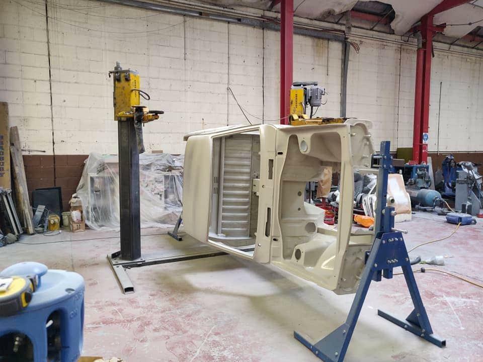 Car body rollover jig rotisserie restoration Vauxhall Leyland mg ford ...