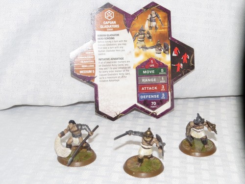 Heroscape Capuan Gladiators Blackmoon’s Siege full original squad | eBay