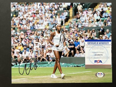 coco gauff signed autographed 8 x 10 photo psa cert Wimbledon | eBay