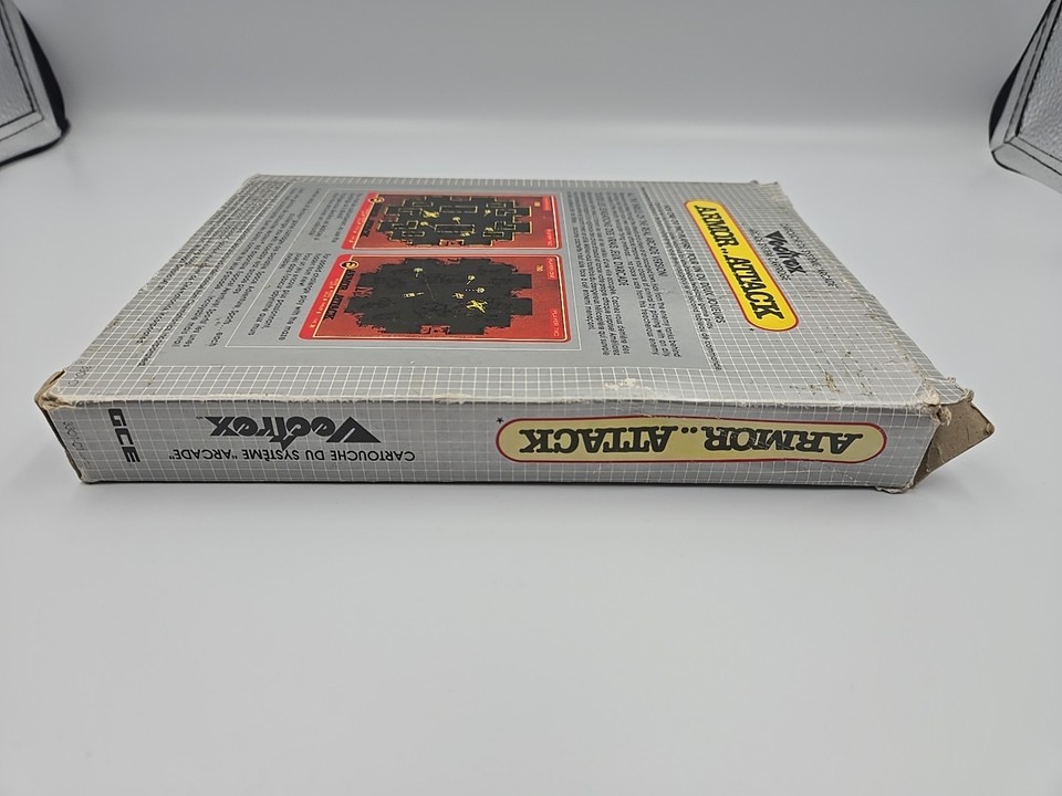 Vectrex - Armor Attack Arcade System Cartridge CIB w/ Overlay and ...