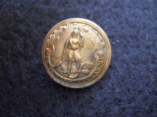 Civil War VIRGINIA non dug Confederate Staff Button Scovill Albert # ...